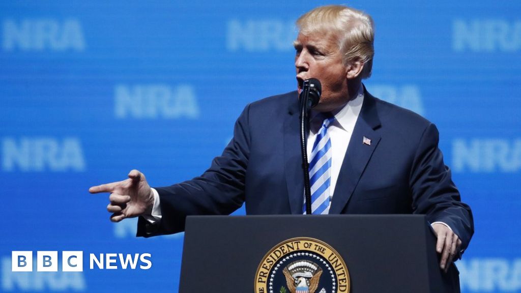 French outrage after US President Trump mimics Paris attackers - BBC News