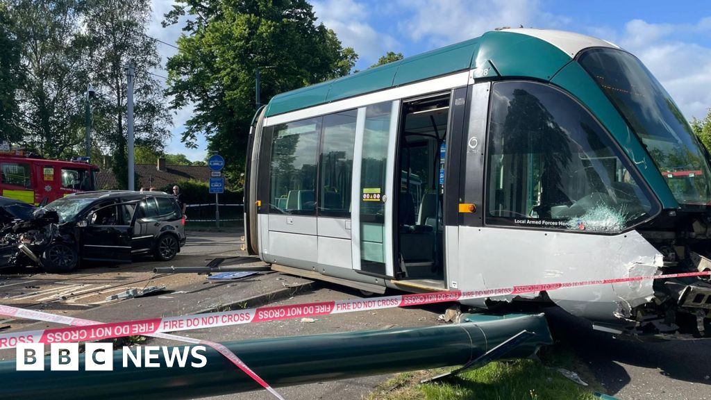 Nottingham tram service expected to resume after crash