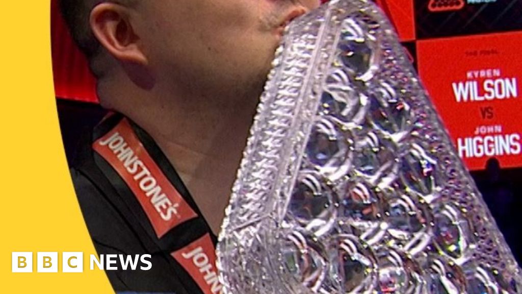 'I'm trying not to cry' - Kyren Wilson celebrates snooker triumph - BBC ...