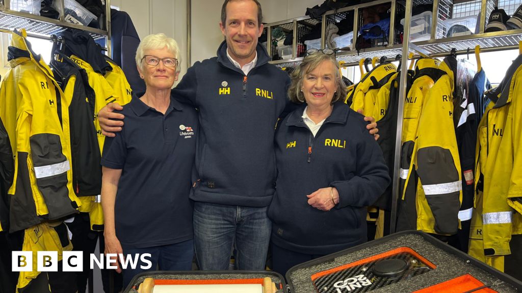 RNLI scroll visits Jersey lifeboat stations for 200th anniversary