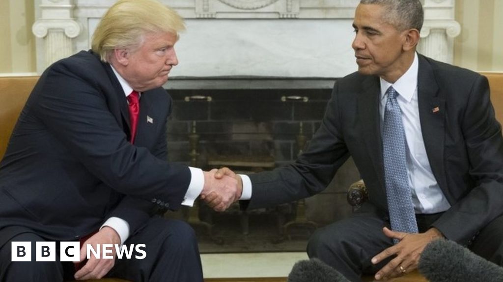 Obama's advice to Trump: 'Reality has a way of biting back' - BBC News