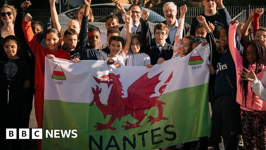 Rugby World Cup: Children's Welsh, French and English song - BBC News