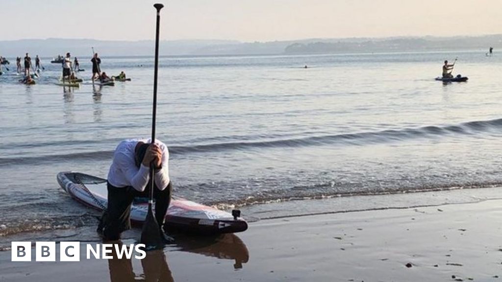 Brendon Prince: Paddleboarder completes round-trip of mainland Britain