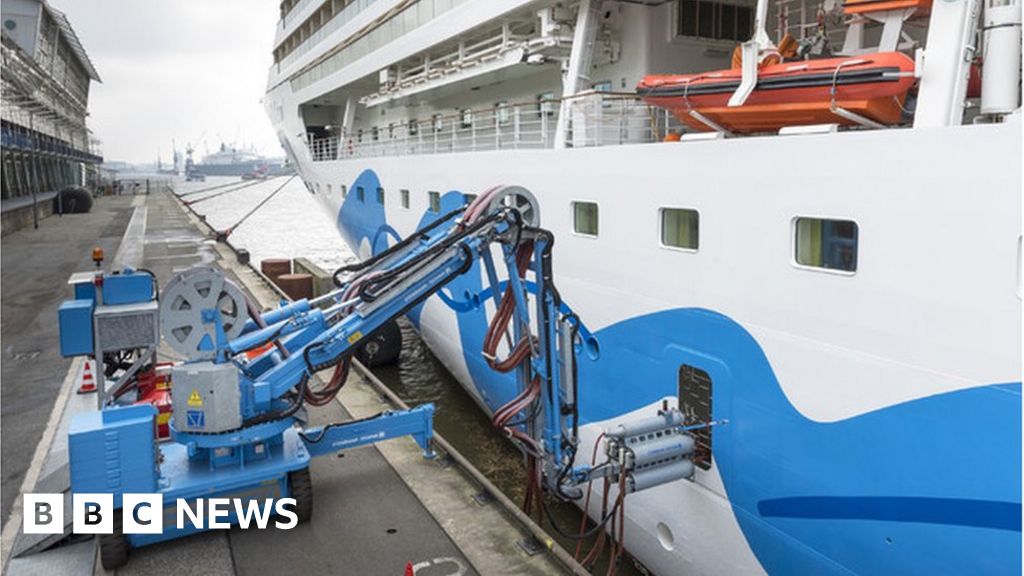 Southampton cruise ships avoid port's plug-in power, report says - BBC News