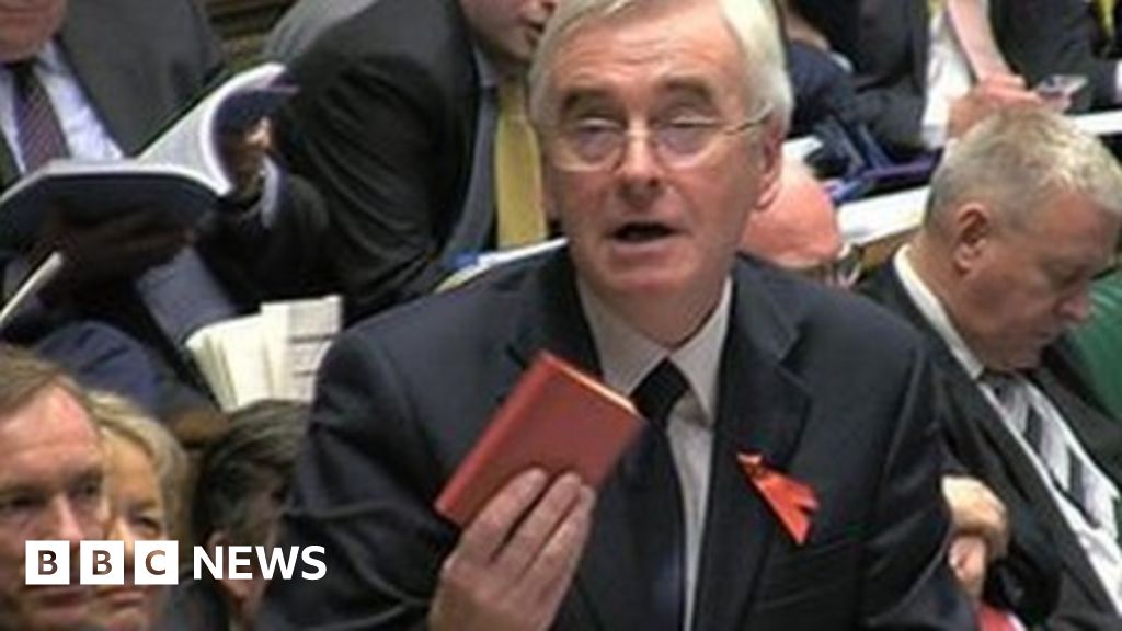 Shadow chancellor John McDonnell: Little Red Book 'was a joke' - BBC News