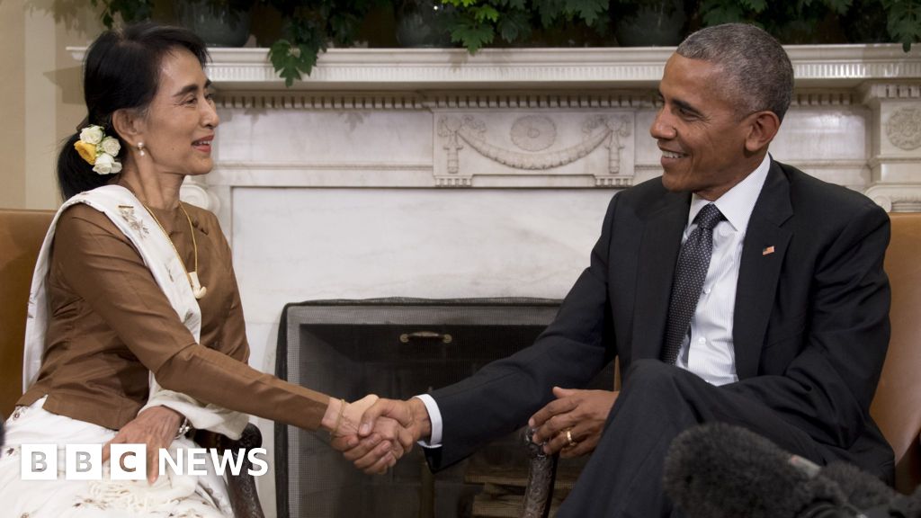 US lifts decades-long trade sanctions against Myanmar - BBC News