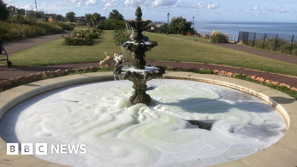 Hunstanton seafront water fountain vandalised with washing up liquid