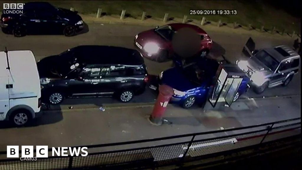 CCTV footage shows Dagenham car attack - BBC News