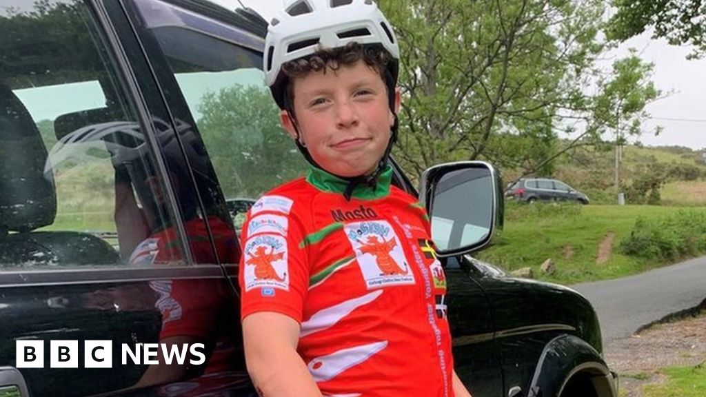 XLA: Big bike challenge for Gower boy with rare condition - BBC News