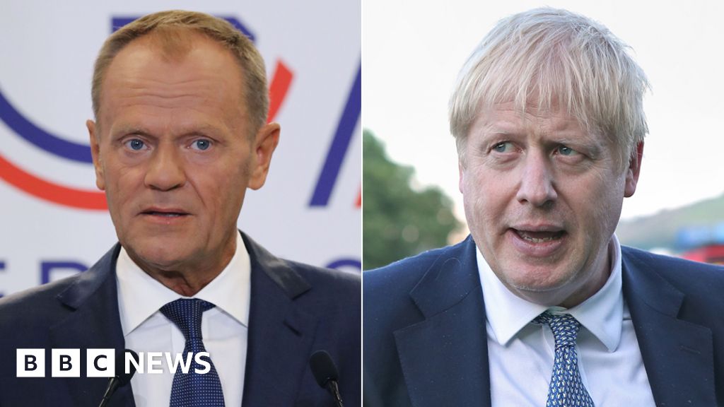 Brexit: Donald Tusk and Boris Johnson clash over who is 'Mr No Deal ...