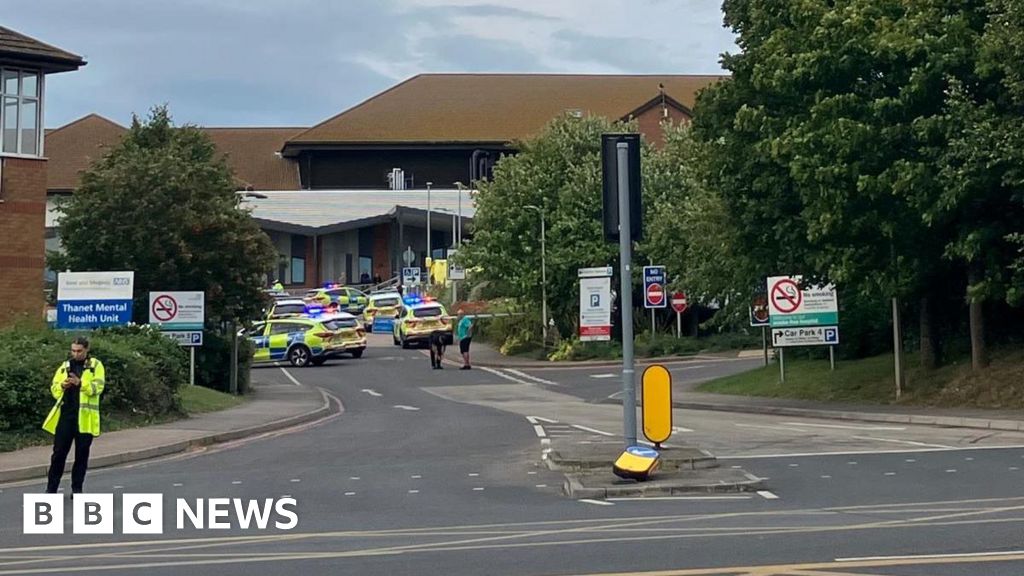 Pedestrian hit by bus outside QEQM hospital in Margate