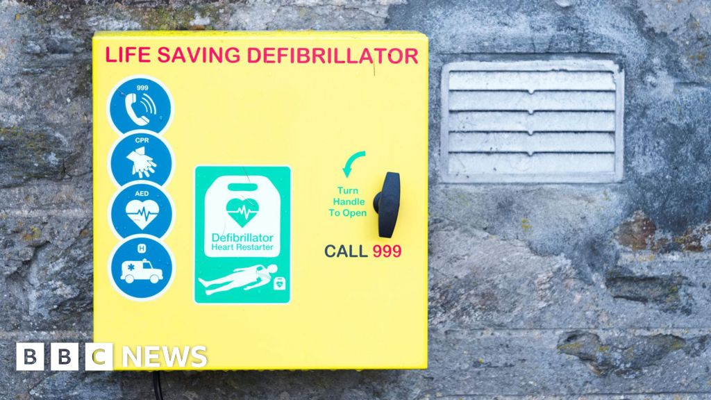 Cardiac arrest: Call for defibrillator in every Welsh school - BBC News
