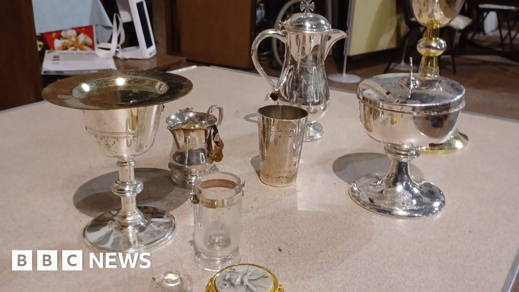Keswick: Church stolen silver found by dog in 'Easter miracle' - BBC News
