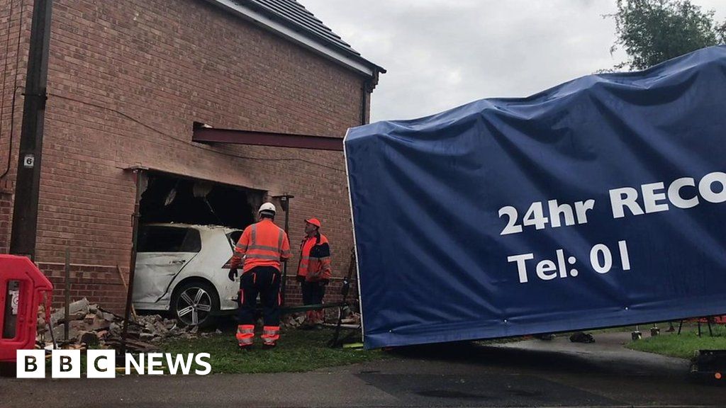 House crash car removed from building in York