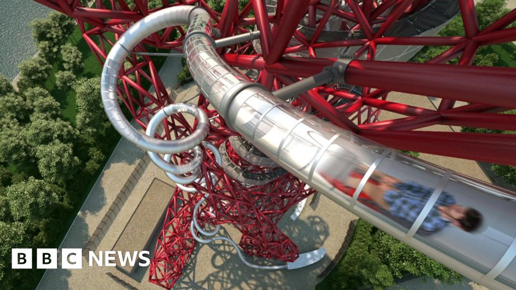 Fancy taking a slide down the Olympic Stadium Orbit? - BBC News
