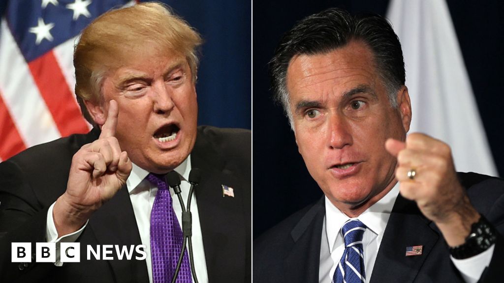 Mitt Romney questions Donald Trump tax situation - BBC News