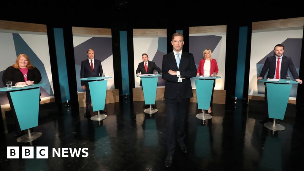 Leaders clash on terrorism and Brexit at UTV election debate - BBC News