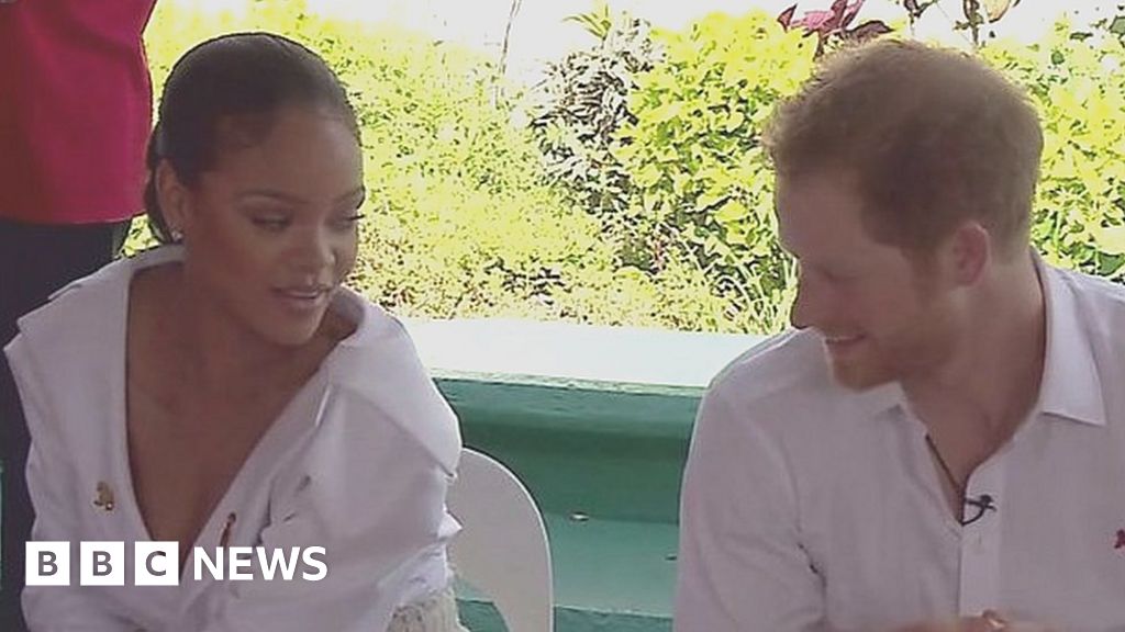 Prince Harry and Rihanna get HIV tests in Barbados - BBC News