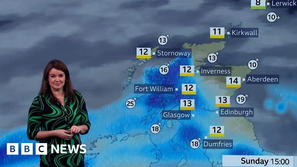 Amber warning of rain for north-west Scotland - BBC News