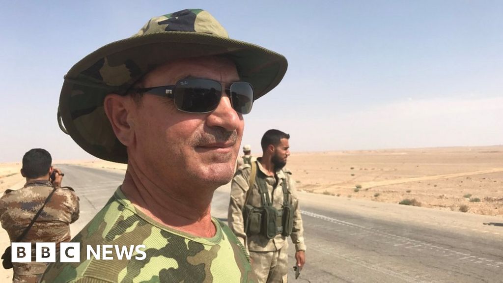 Syria war: Meeting Syria's generals in the desert
