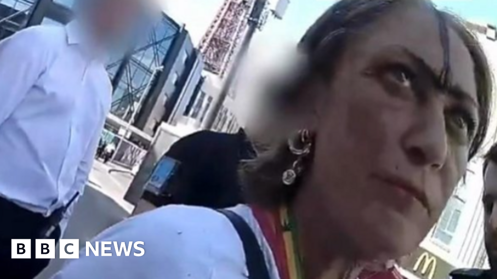 Footage shows arrest of Blackpool woman who tried to kidnap baby