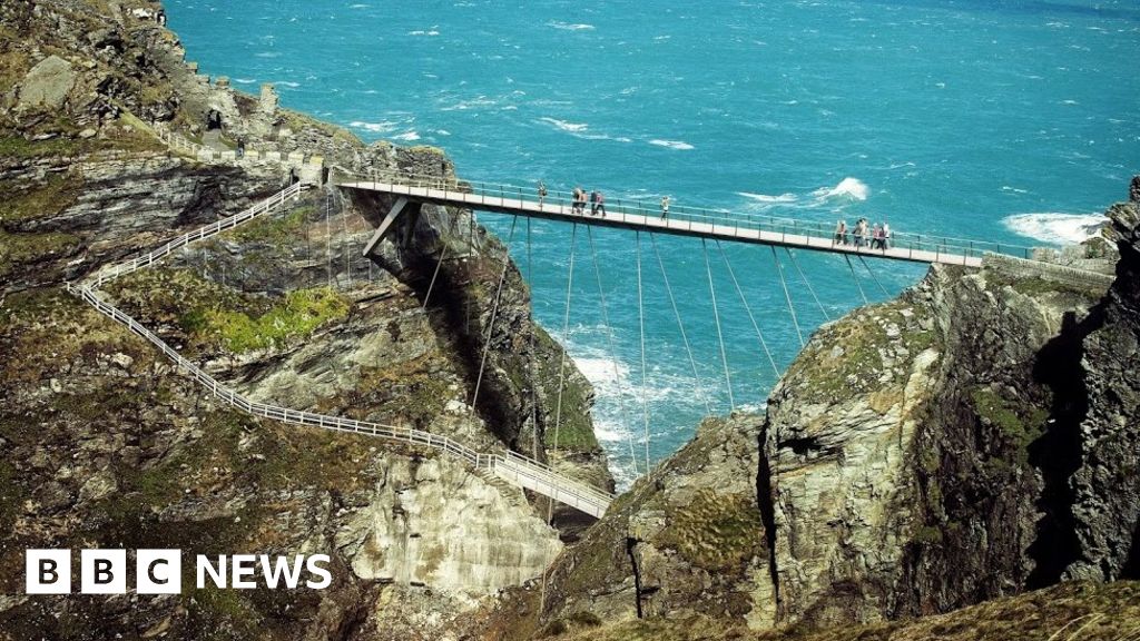 Tintagel Castle bridge designs revealed by English Heritage - BBC News