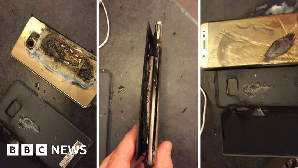 Samsung Galaxy Note 7 catches fire in Highlands hotel room - BBC News