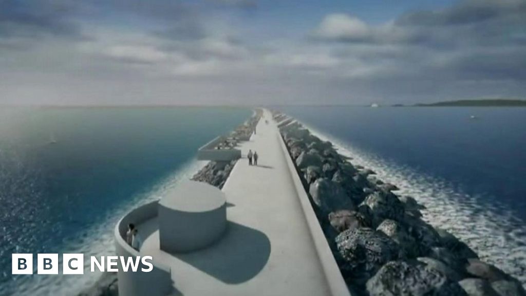 What would Swansea Bay's £1.3bn tidal lagoon look like? - BBC News