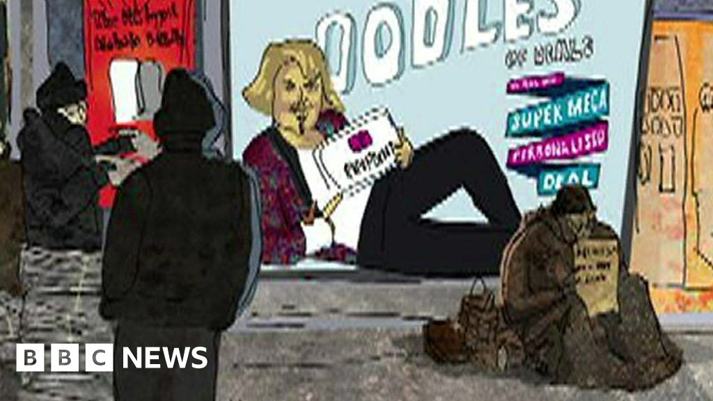 Sketches of London's homeless - BBC News