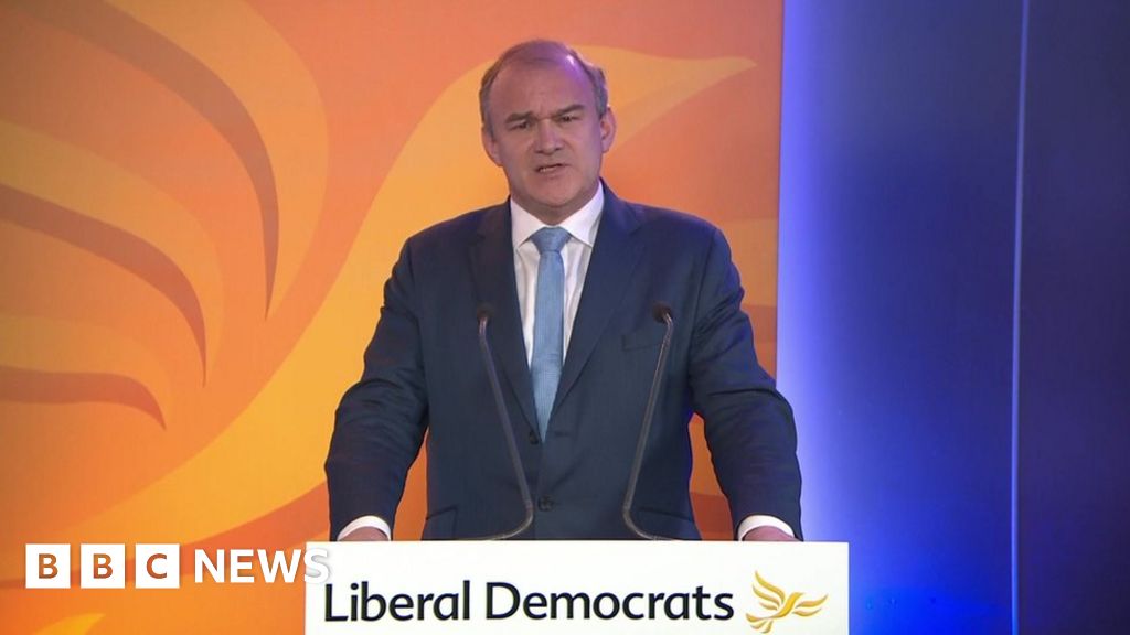 Lib Dems: Ed Davey promises 'to be the voice of carers' - BBC News