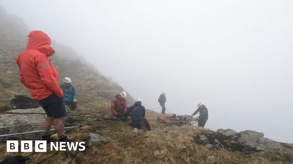 Lake District paraglider rescued after crashing on fell