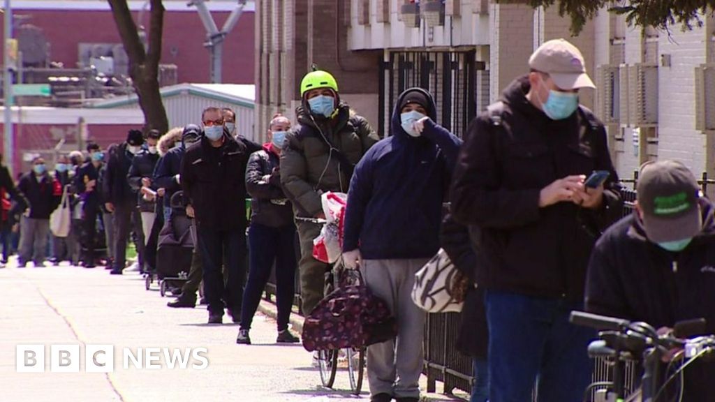 Coronavirus: Queues for food in the land of plenty