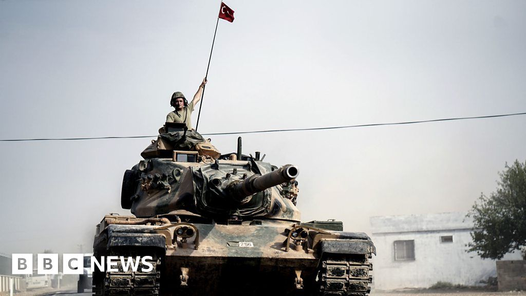 ISIS removed from Syrian town by Turkish-backed rebel forces - BBC News