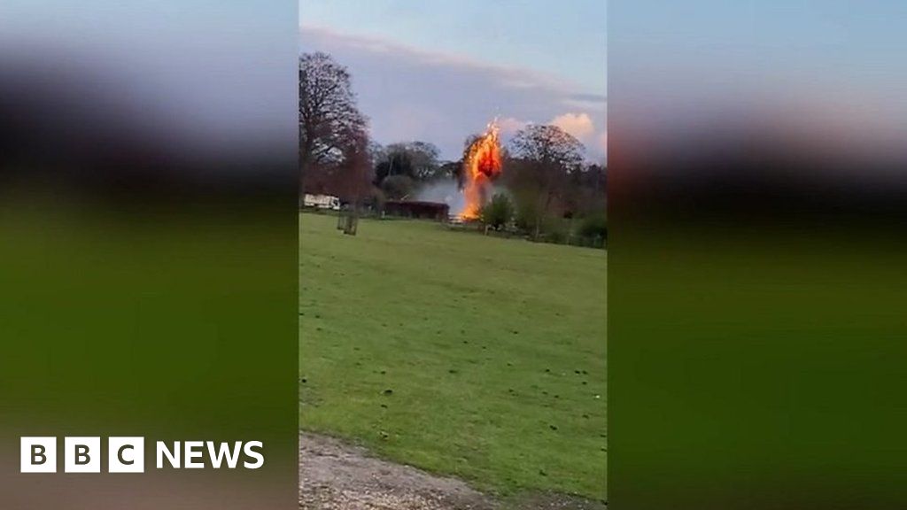 Video shows World War Two grenades detonated