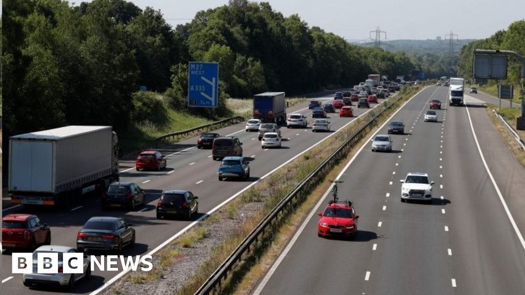 Coronavirus: Traffic levels 'now double the lockdown low' - BBC News