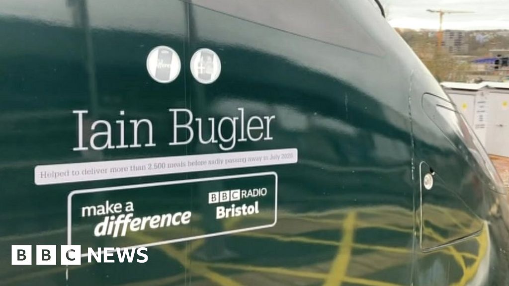 GWR train named after two heroes of the pandemic - BBC News