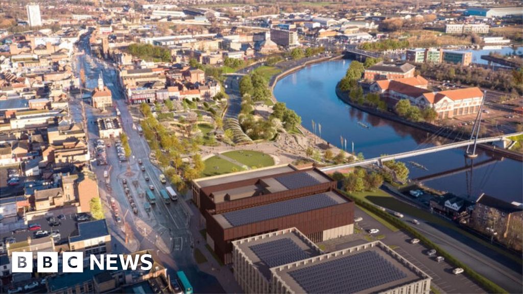 Stockton health hub to be built on former shopping site - BBC News