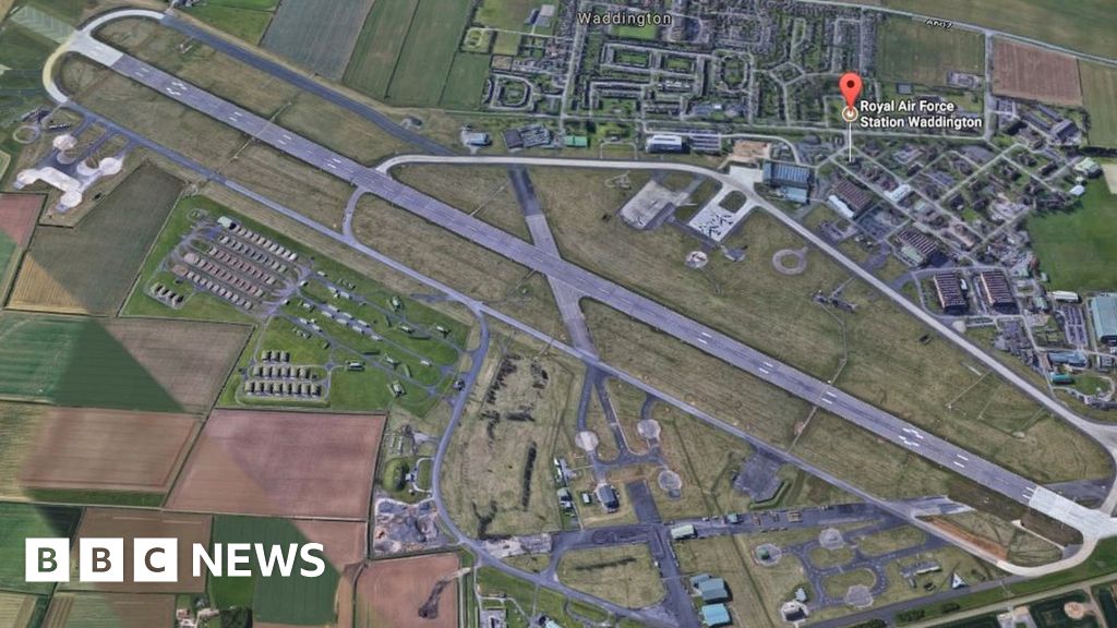 RAF Waddington airfield discovers stowaways from France
