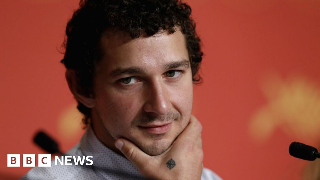 Shia LaBeouf is living alone in Lapland for a month for his art - BBC News