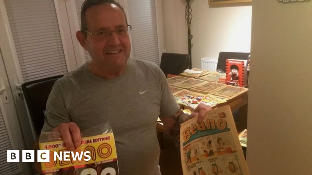 Comic fan has The Beano delivered every week for 53 years - BBC News