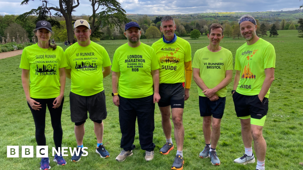 London Marathon: Visually impaired runners share their ups and downs