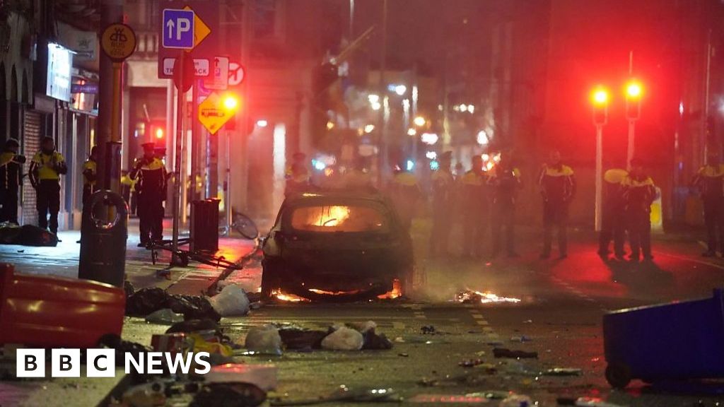 Dublin riot: Social media footage shows chaos on streets