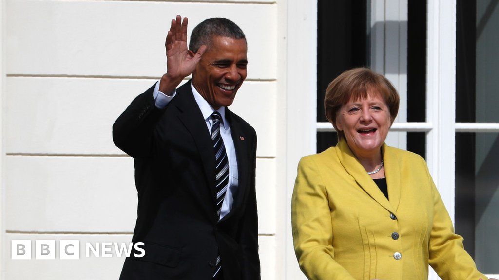 Barack Obama and Angela Merkel hold news briefing - BBC News