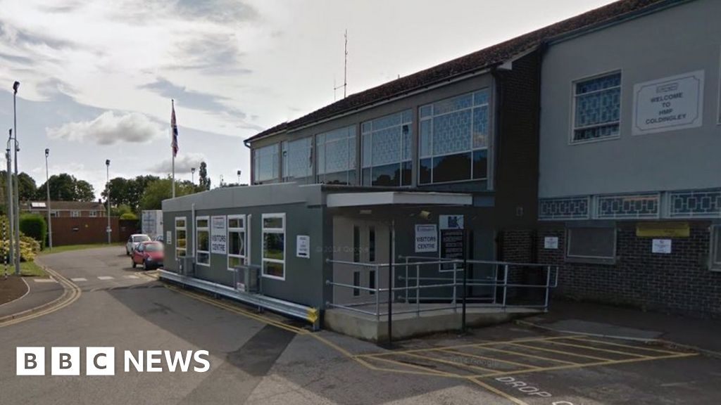 Man bailed after HMP Coldingley prison death - BBC News