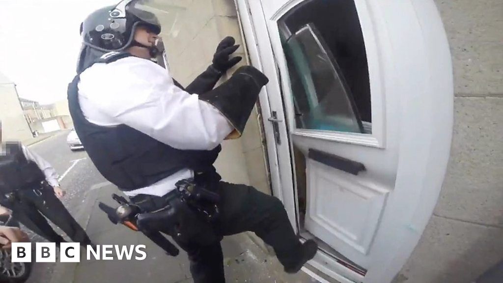 Police release footage of £2.7m drugs bust operation - BBC News