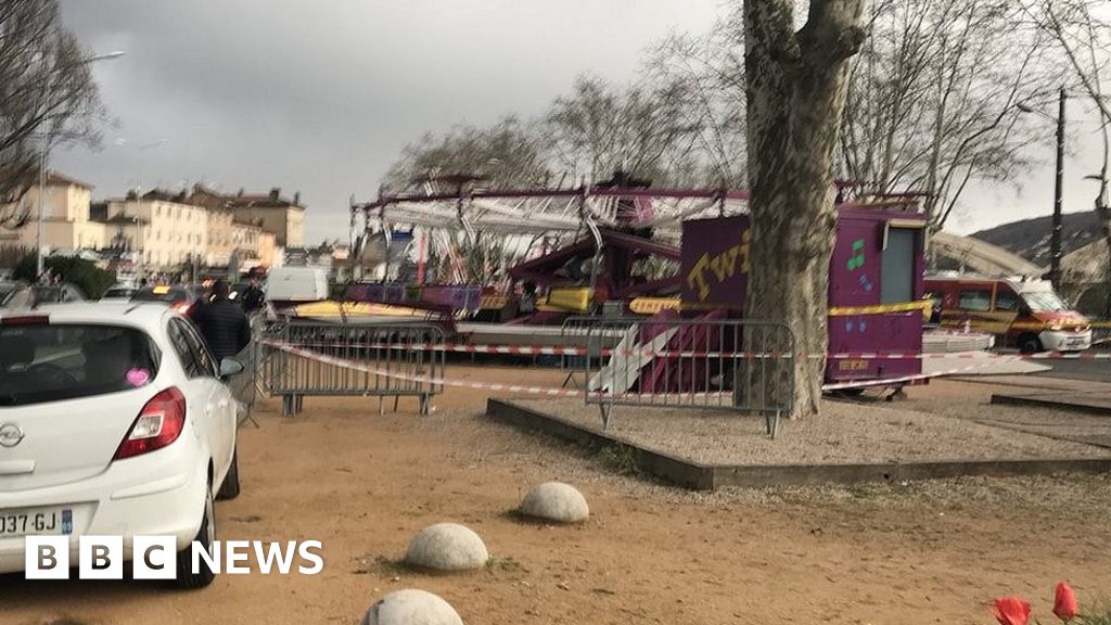 French fairground ride hurls man to death - BBC News