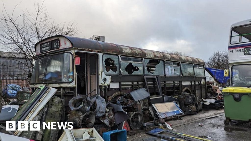Vandals cause £20k damage at Staffordshire old bus repair firm - BBC News