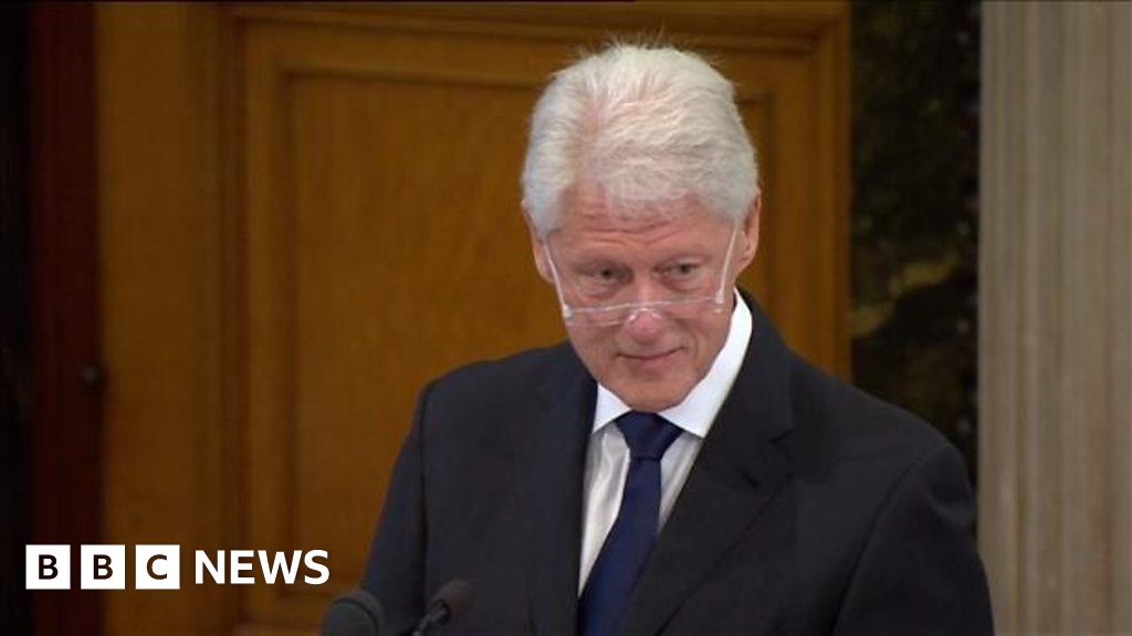 Former US President Bill Clinton: "Finish the work that has been done ...