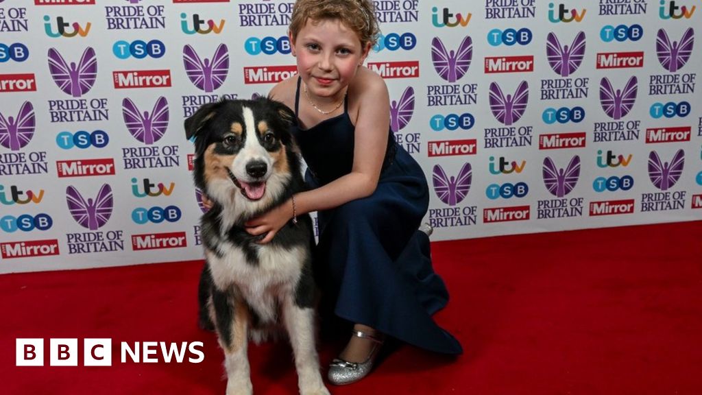 Horncastle girl Freya Harris wins Pride of Britain award - BBC News