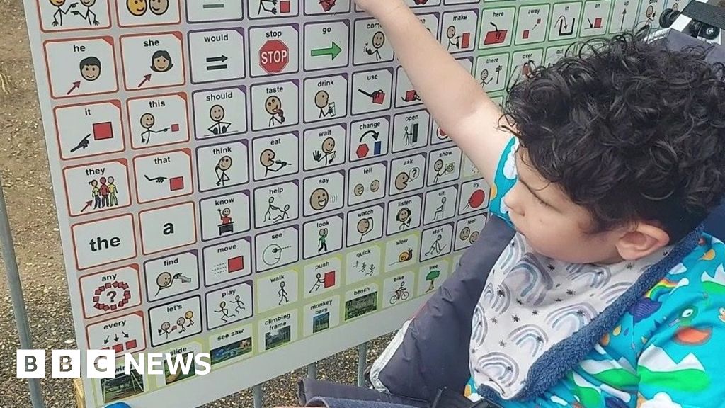 Disabled Basingstoke child given 'voice' thanks to park signs